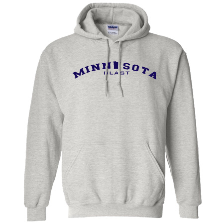 Identity Stores - NOSC Blast Soccer - Hooded ASH Sweatshirt